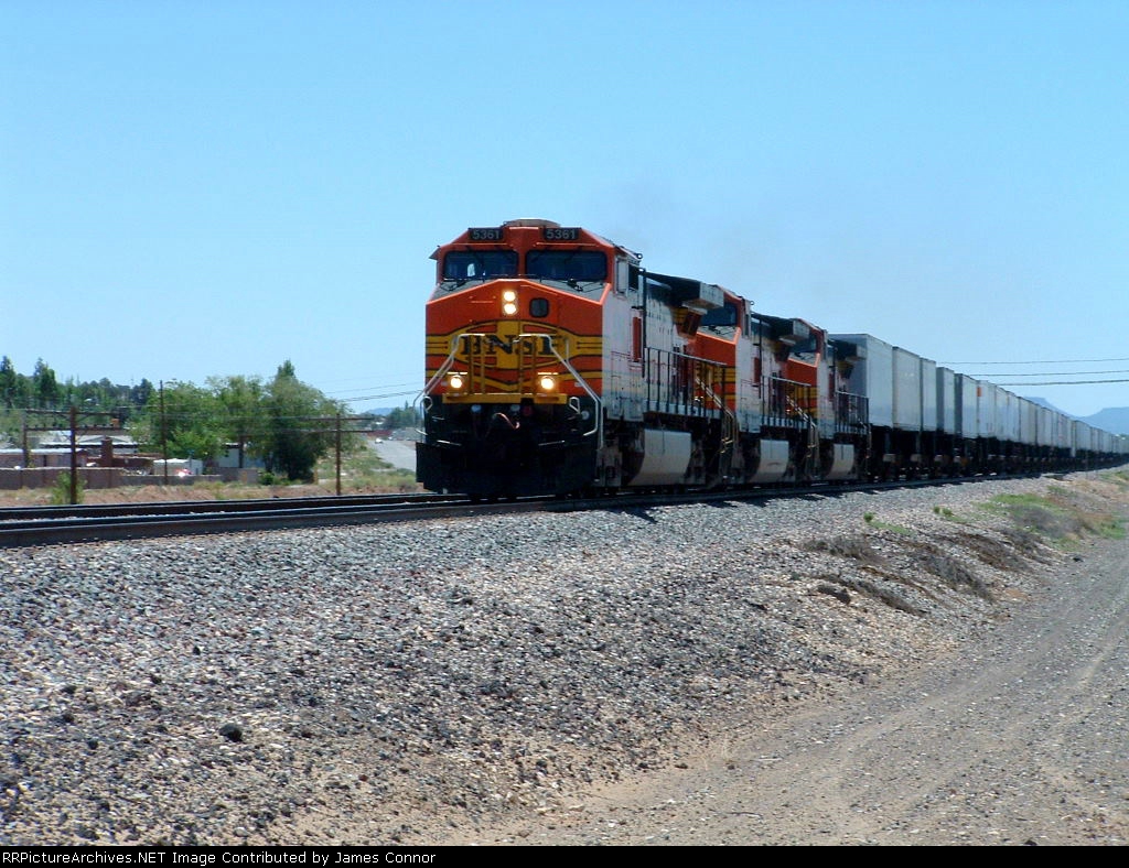 Another BNSF Consist led by C44-9W 5361